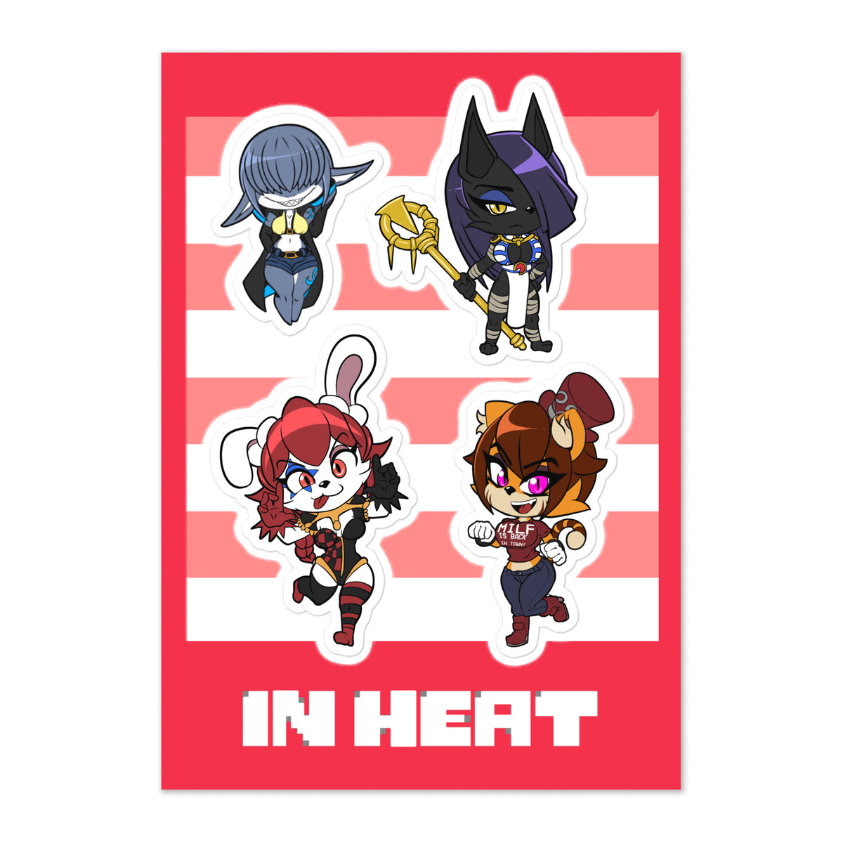 IN-HEAT STICKER PACK 1 – Monsterbox