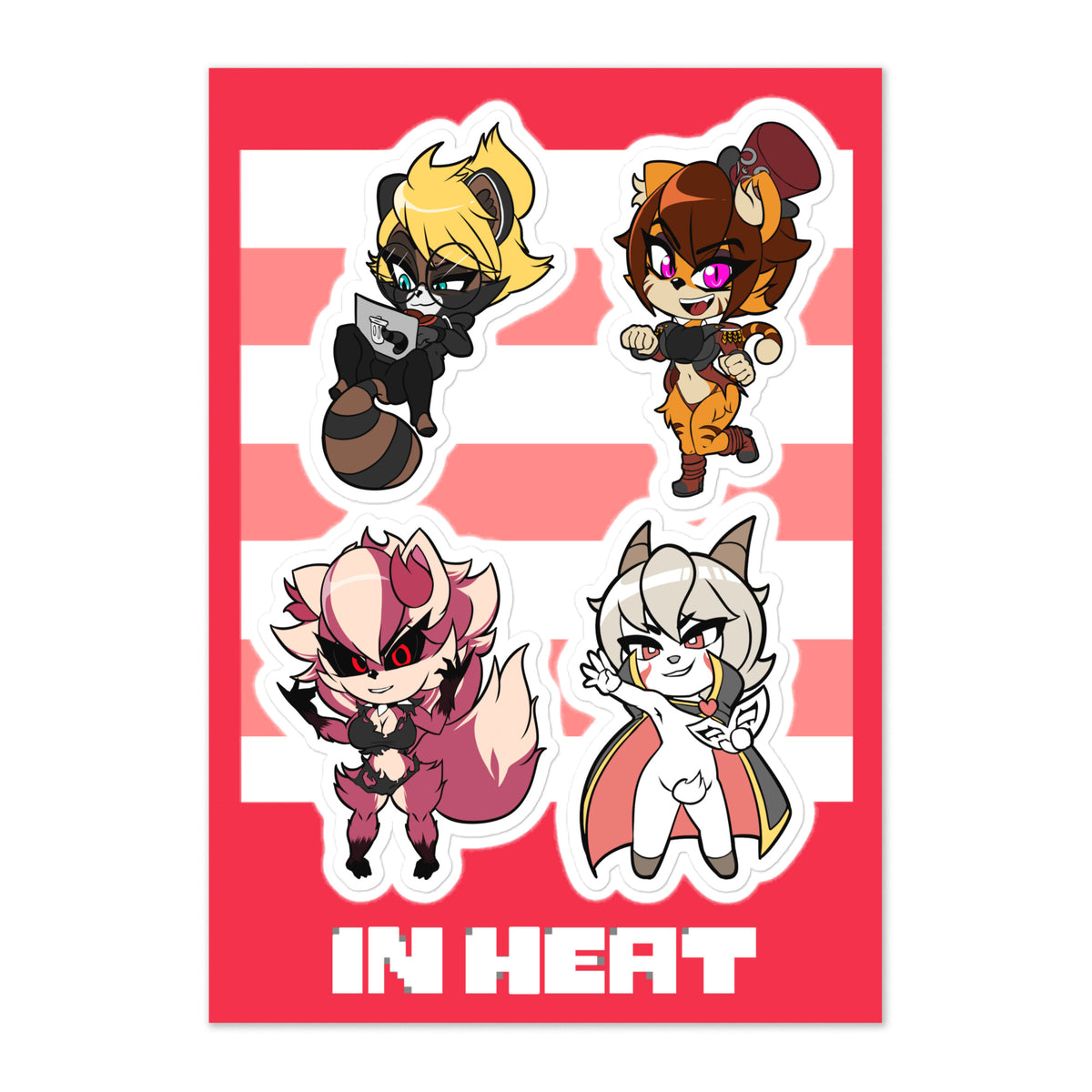IN-HEAT STICKER PACK 2 – Monsterbox